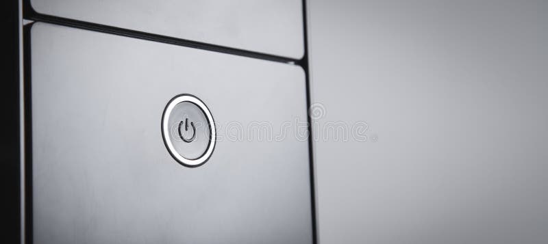 Power Start Button. Space for Your Text Stock Image - Image of detail ...
