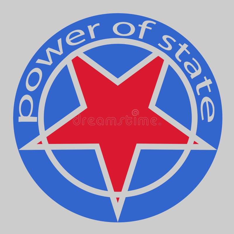 Power of State. Symbol. Character. Simple Decoration. Stock ...