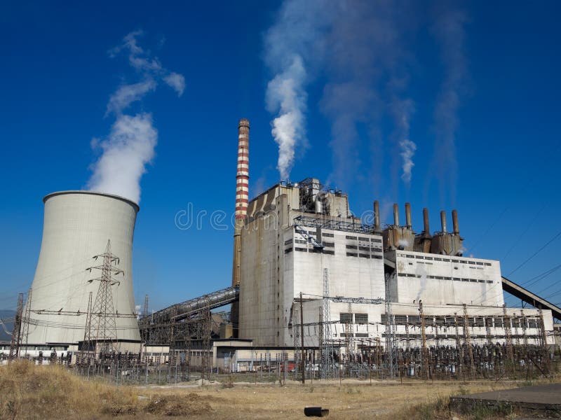 Power station stock image. Image of carbon, europe, arcadia - 11019669