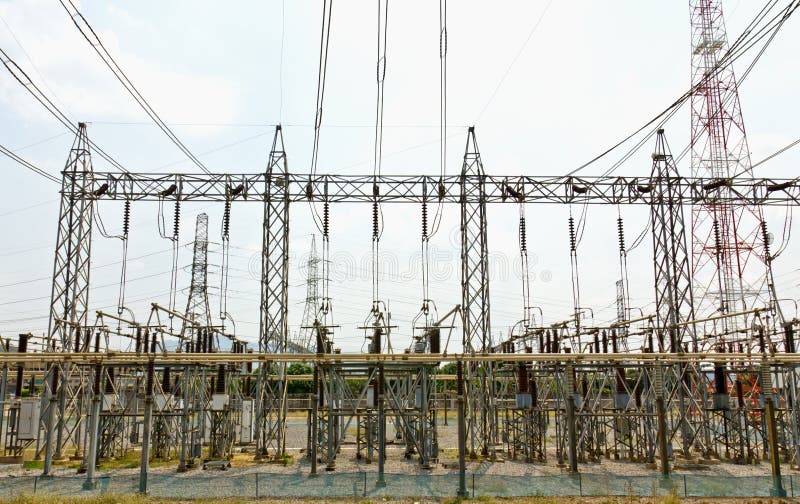 Power station stock photo. Image of wire, electrical - 18716982