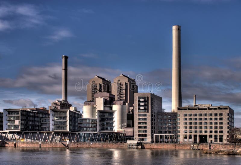 Power Station in Germany stock photo. Image of station - 843794