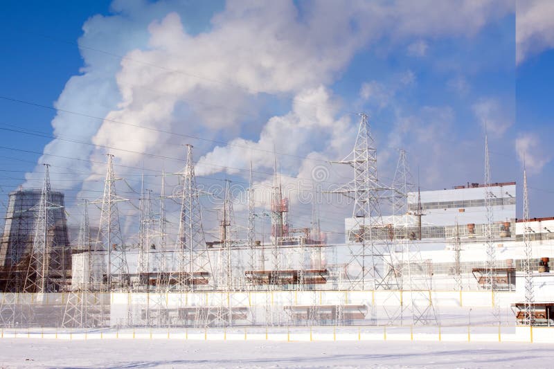 Power station stock photo. Image of climate, industrial - 21820718