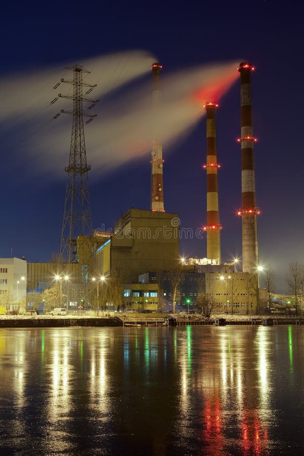 Power station stock image. Image of power, buildings - 10979261