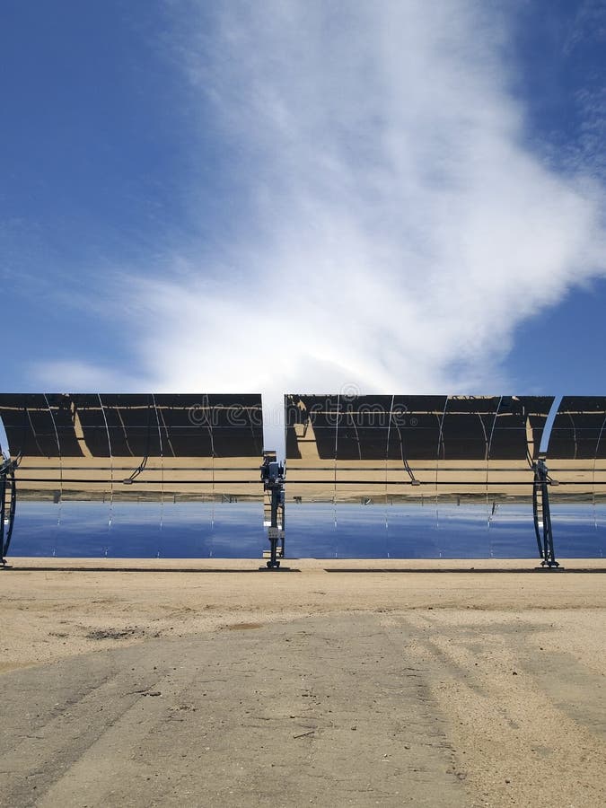 Solar Mirrors stock image. Image of sunlight, power, renewable - 11910365