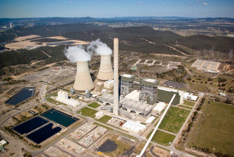 Power Station:Aerial View stock image. Image of generating - 3169727
