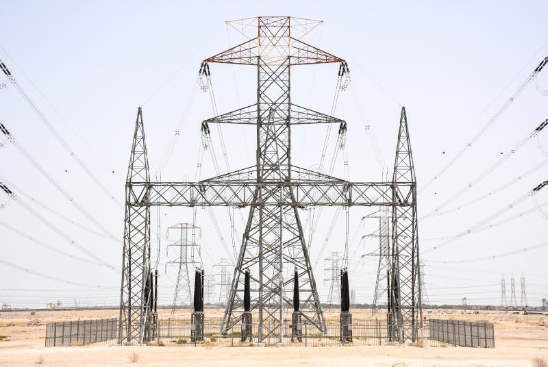 Power Station in Kuwait stock photo. Image of kuwait - 53942778