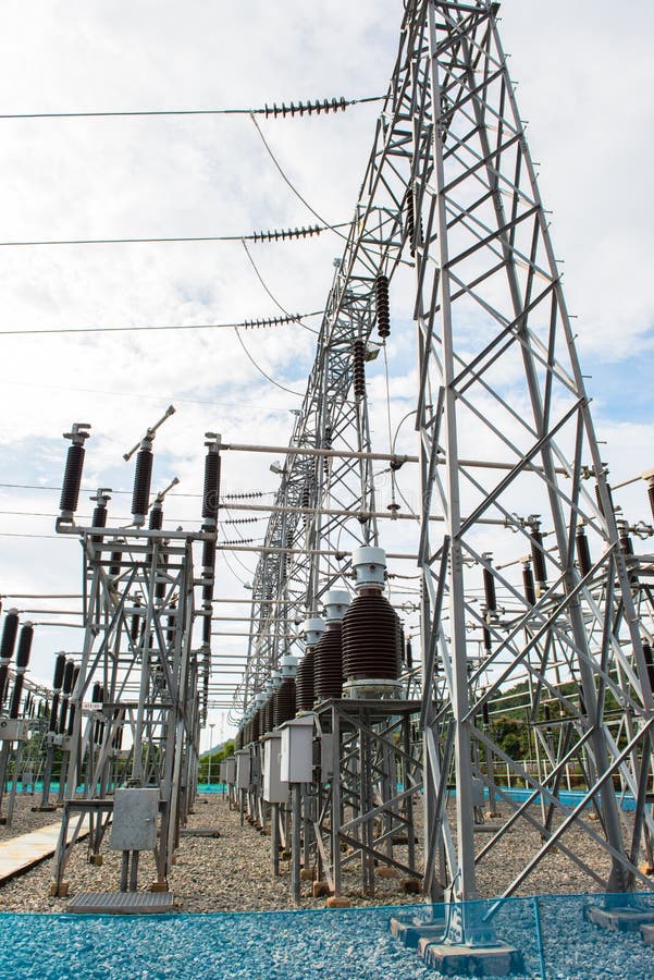 Power Station for Making Electric Energy Stock Photo - Image of ...