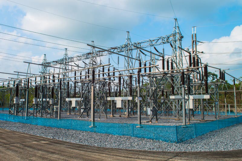 Power Station for Making Electric Energy Stock Image - Image of energy ...