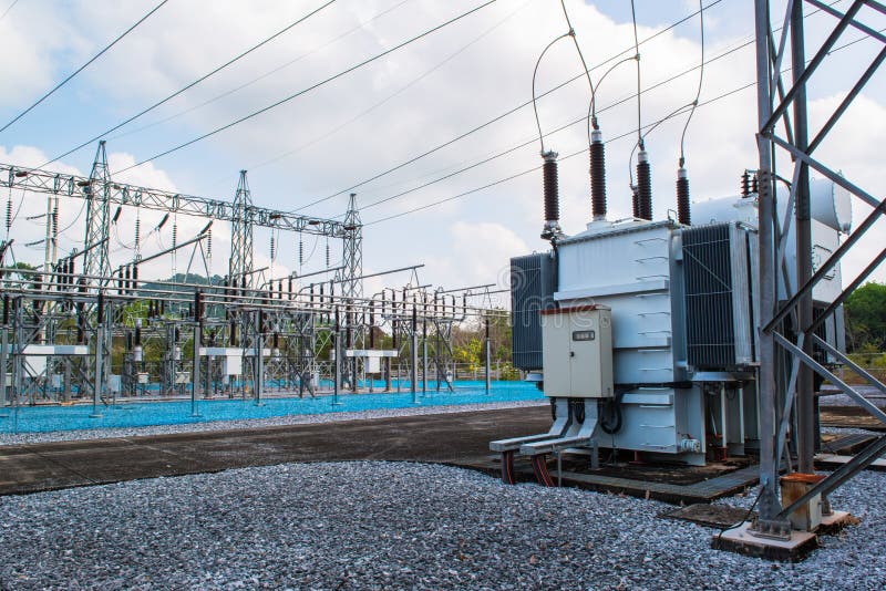 Power Station for Making Electric Energy Stock Photo - Image of circuit ...