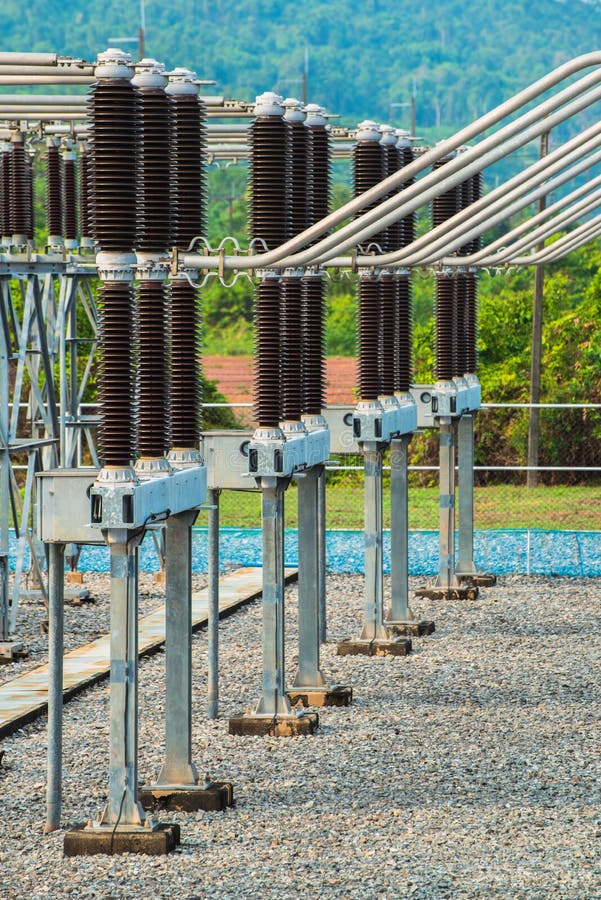 Power Station for Making Electric Energy Stock Image - Image of ...