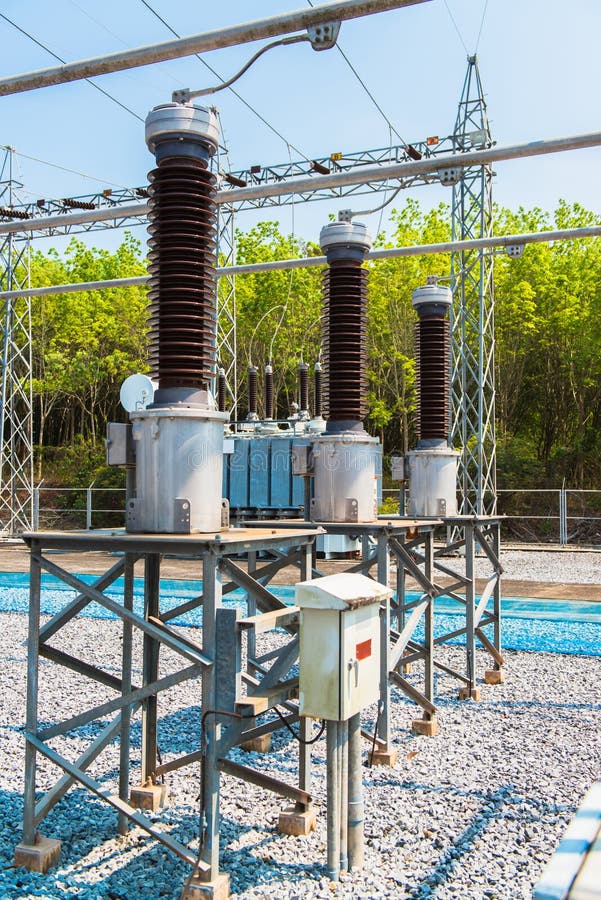 Power Station for Making Electricity Stock Image - Image of industry ...