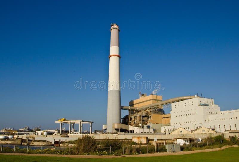 Power Station stock photo. Image of tower, industry, chimney - 31990074