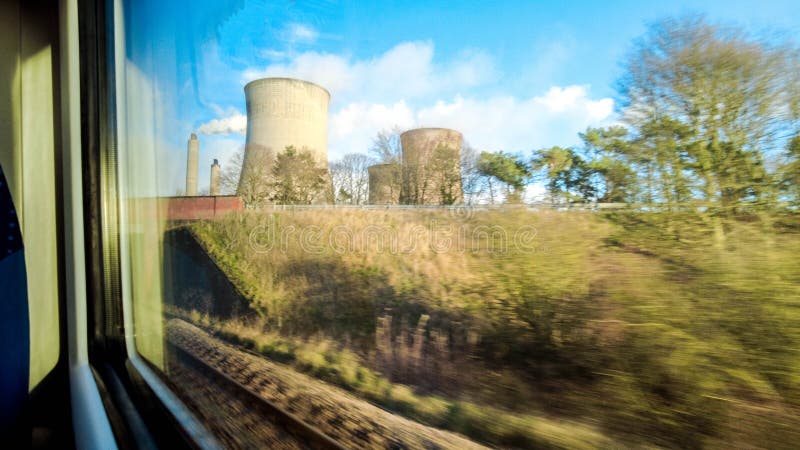 Power Station Stacks stock image. Image of stacks, active - 207473933