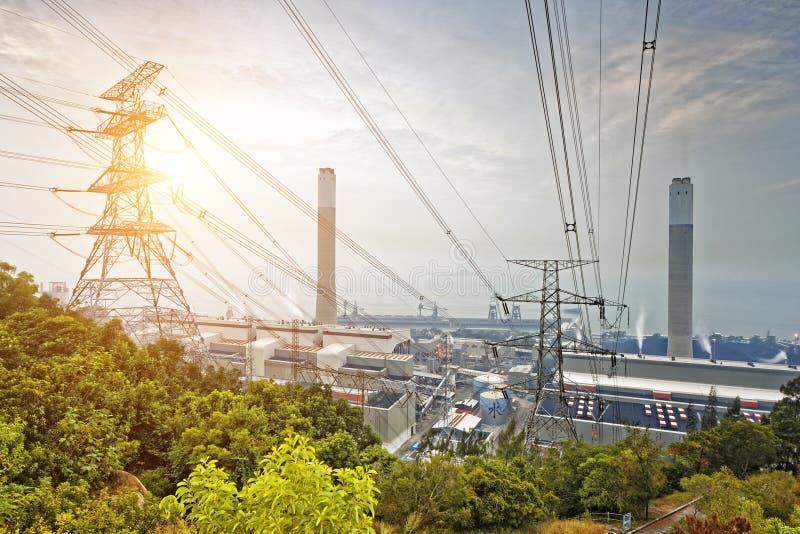 Power station stock image. Image of cold, generating - 61851005