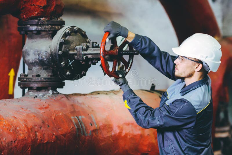 Power station worker stock photo. Image of action, maintenance - 101455870