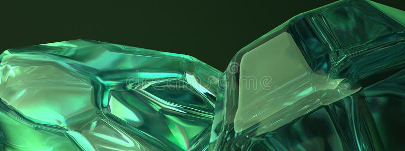 Power Stone Like Emerald Ore Cool, Clear, Elegant and Modern 3D ...