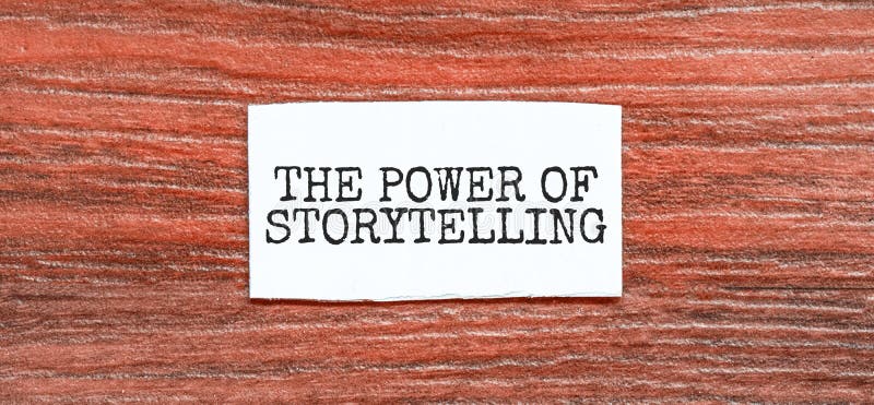 The POWER of STORYTELLING . Conceptual Background with Chart ,papers ...