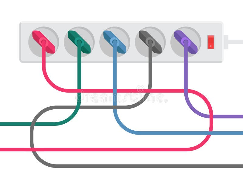Electric Power Strip Stock Illustrations – 1,862 Electric Power Strip ...