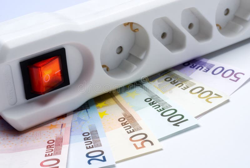 Power strip and money stock image. Image of concept, symbol - 40666331