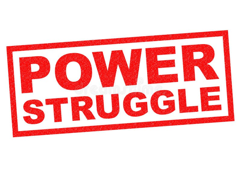 POWER STRUGGLE stock illustration. Illustration of discipline - 88005850