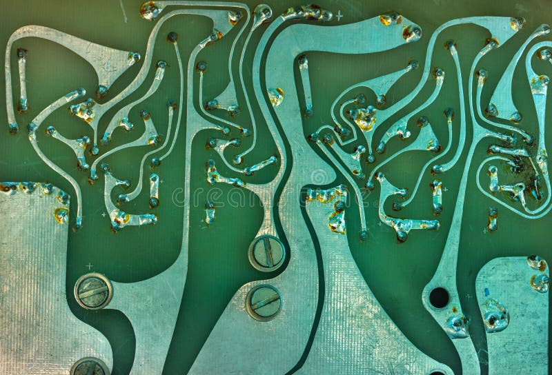 Power supply circuit board stock photo. Image of detail - 252363376