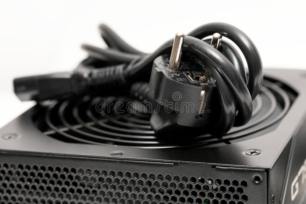 Power supply for computer stock image. Image of panel - 165097083