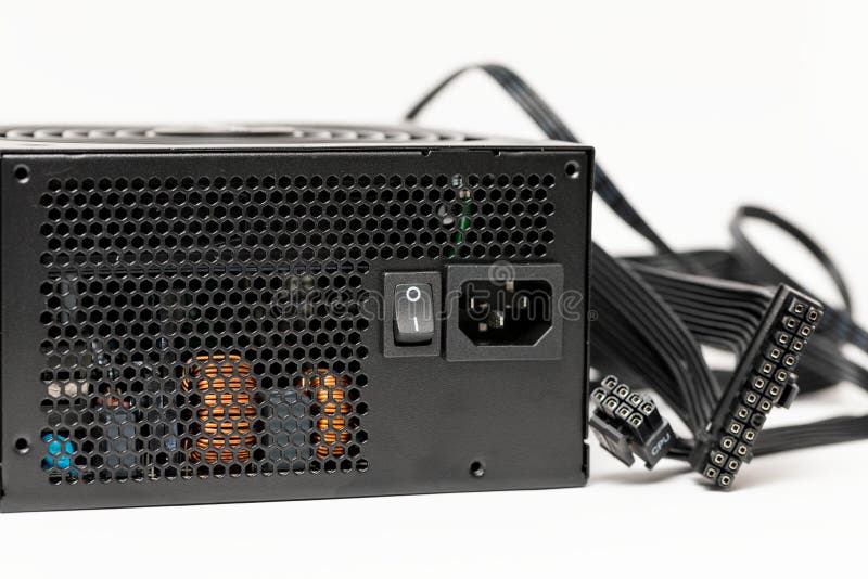 Power supply for computer stock photo. Image of computer - 165351014