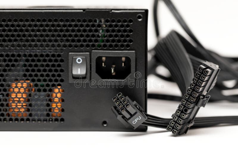 Power supply for computer stock photo. Image of heat - 165351016