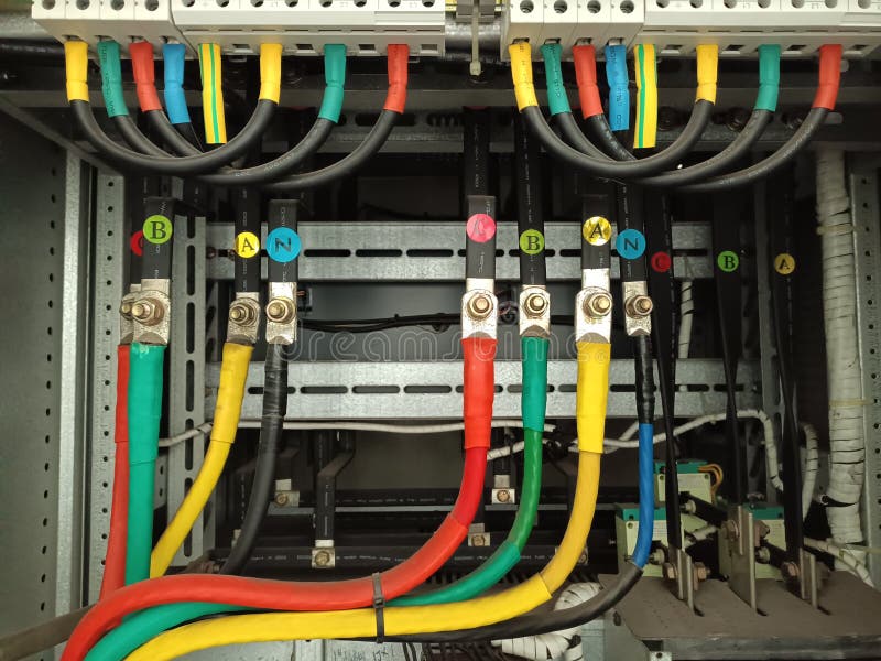 Power Supply and Distribution Cable Stock Image - Image of supply ...
