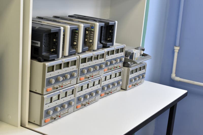 The Power Supply is Electronic in the Laboratory. a Device for ...