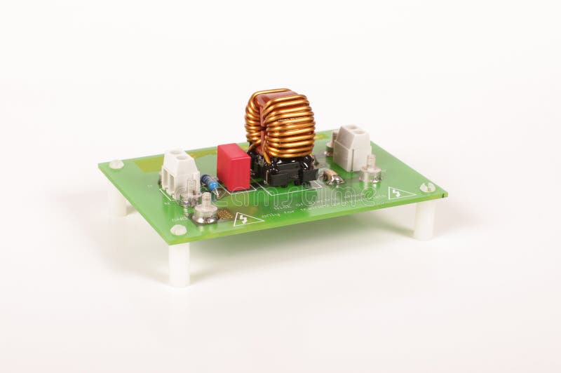Conducted Emissions Filter for AC Line Stock Photo - Image of filter ...