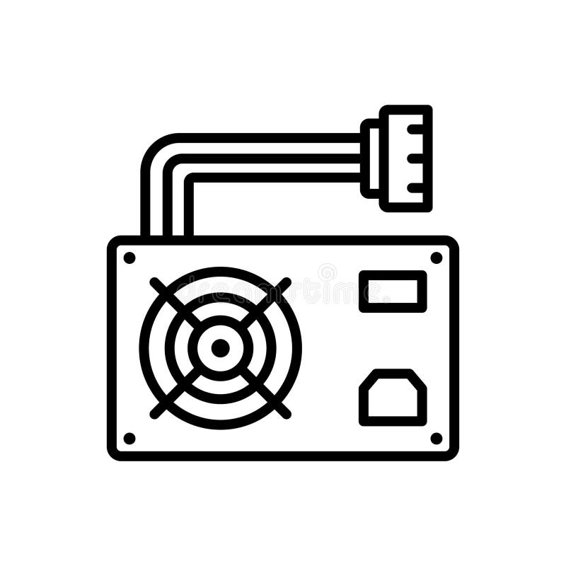 Power Supply Icon Vector Design Templates Simple and Modern Stock ...