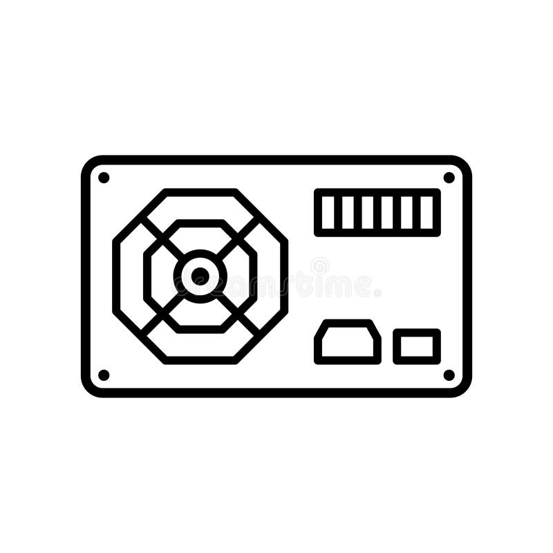 Power Supply Icon Vector Design Templates Simple and Modern Stock ...