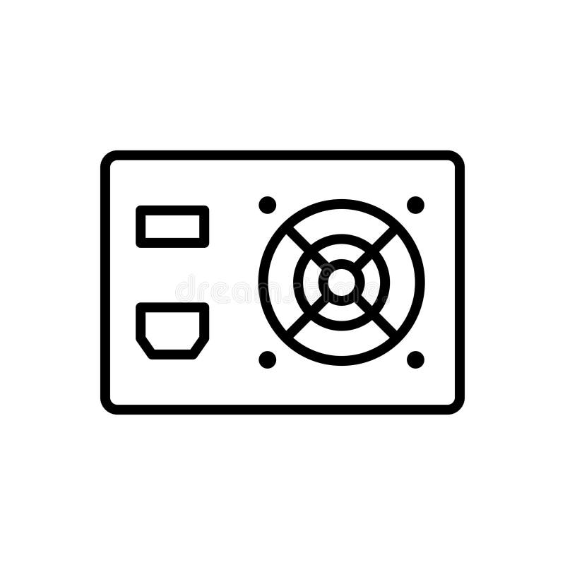 Power Supply Icon Vector Design Templates Simple and Modern Stock ...