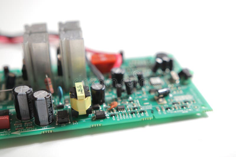Power Supply Modern Printed-circuit Board with Electronic Components ... Power Supply Modern Printed-circuit Board with Electronic Components ...