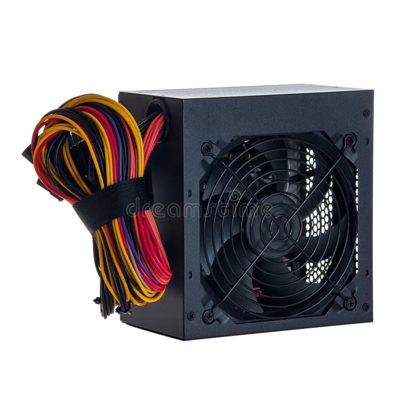 Power Supply Unit for a Desktop Computer, Connection To the Power Grid ...