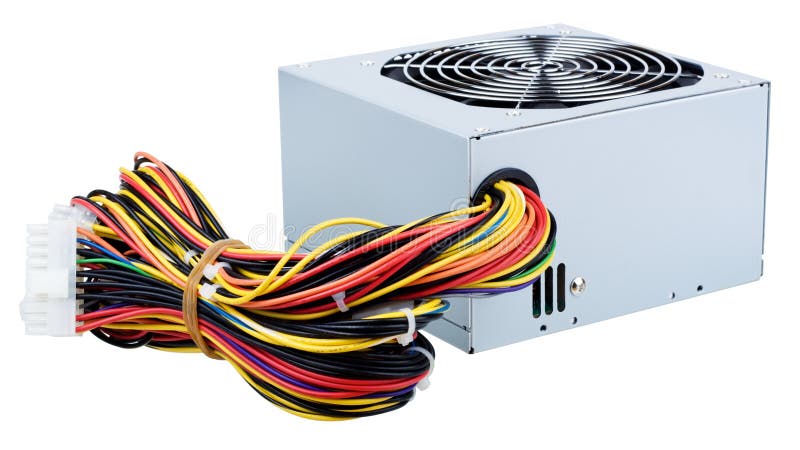 The Power Supply Unit of Personal Computer Stock Image - Image of ...
