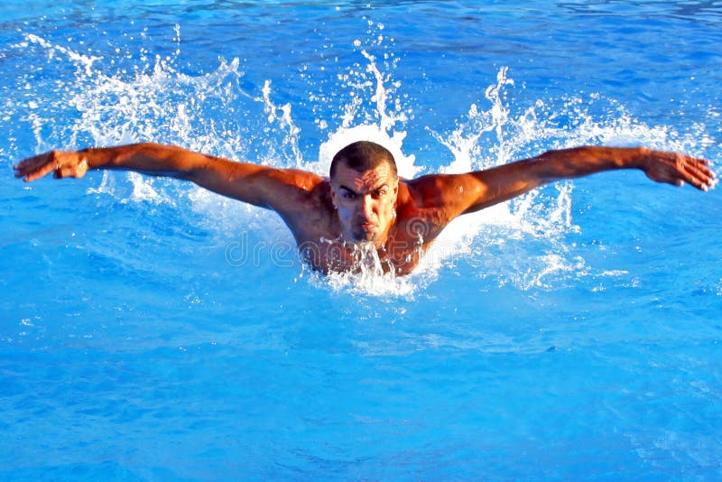 Power swimming stock photo. Image of muscle, competition - 23325378