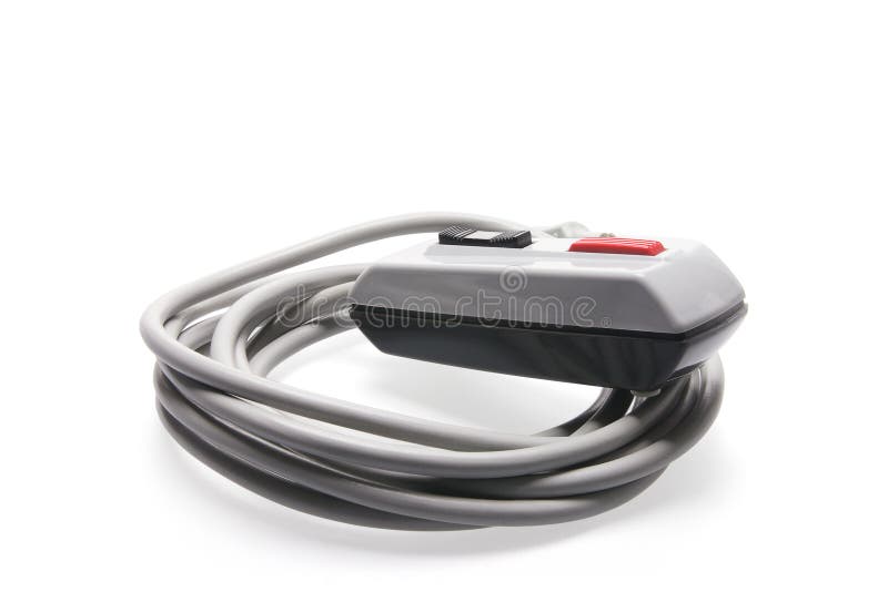Power Switch stock image. Image of cable, cord, close - 11370585