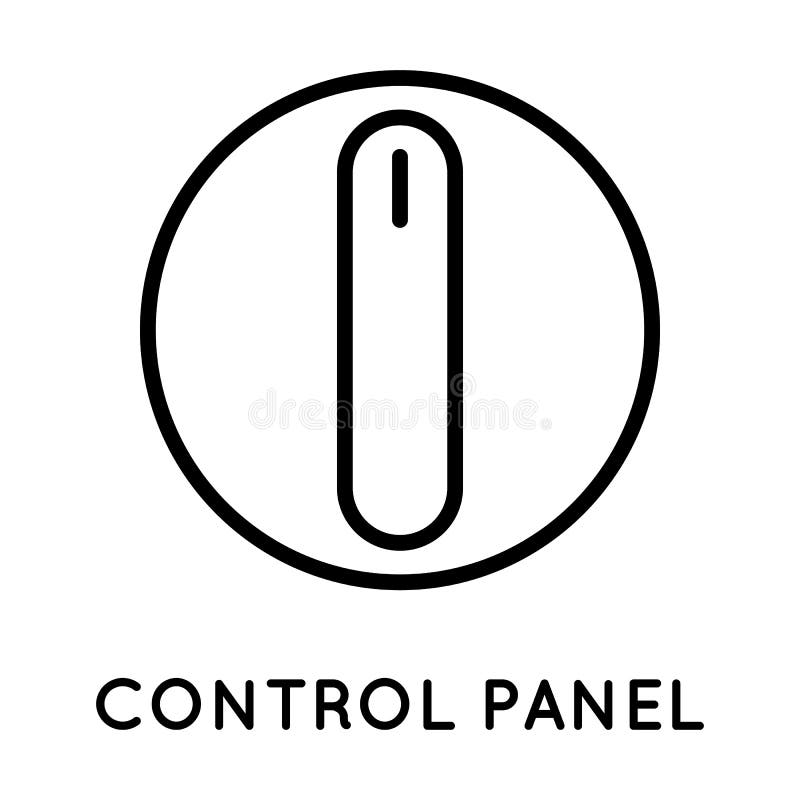 Power Switch Icon for Control Panel. Vector Icon for Displaying Mode ...
