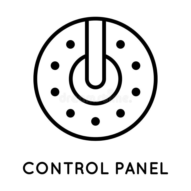 Power Switch Icon for Control Panel. Vector Icon for Displaying Mode ...