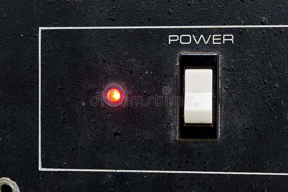 Power switch on or off stock photo. Image of driver, power - 30069962