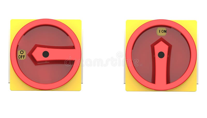 Power switch stock illustration. Illustration of shiny - 41941183