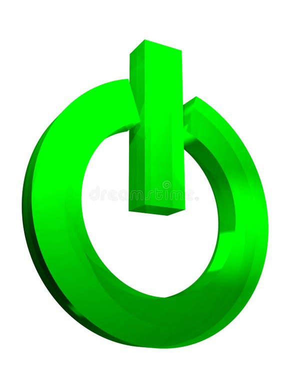 Power switch symbol stock illustration. Illustration of press - 12792255