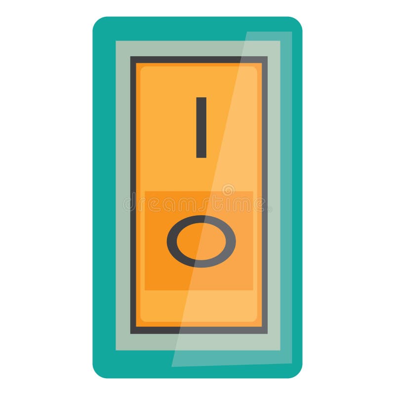 Power Switch. Vector Illustration Decorative Design Stock Vector ...