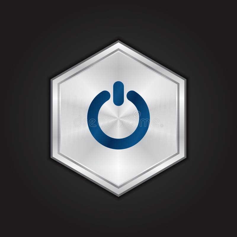 Power Switch. Vector Illustration Decorative Design Stock Vector ...