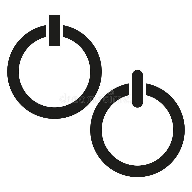 Power Symbol. Power Button Icon. Vector Illustration. EPS 10 Stock ...