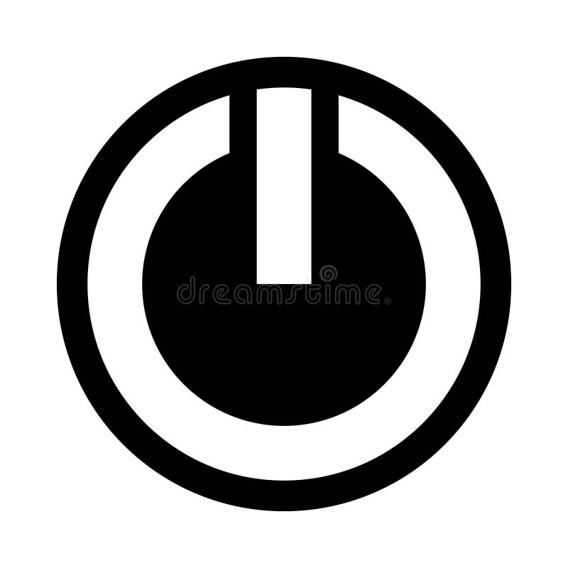 Power Symbol stock vector. Illustration of power, technical - 57848381