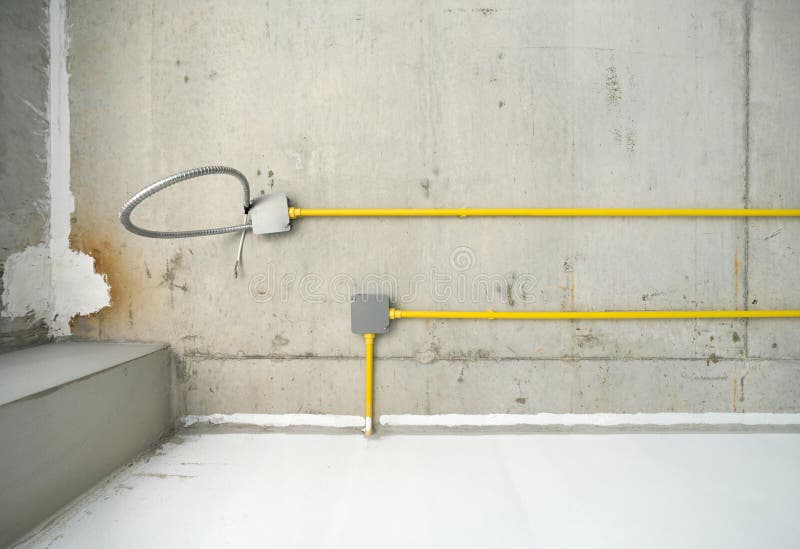 The Power System and Electrical Wiring are Neatly Installed Under the ...