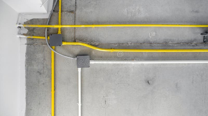 The Power System and Electrical Wiring are Neatly Installed Under the ...